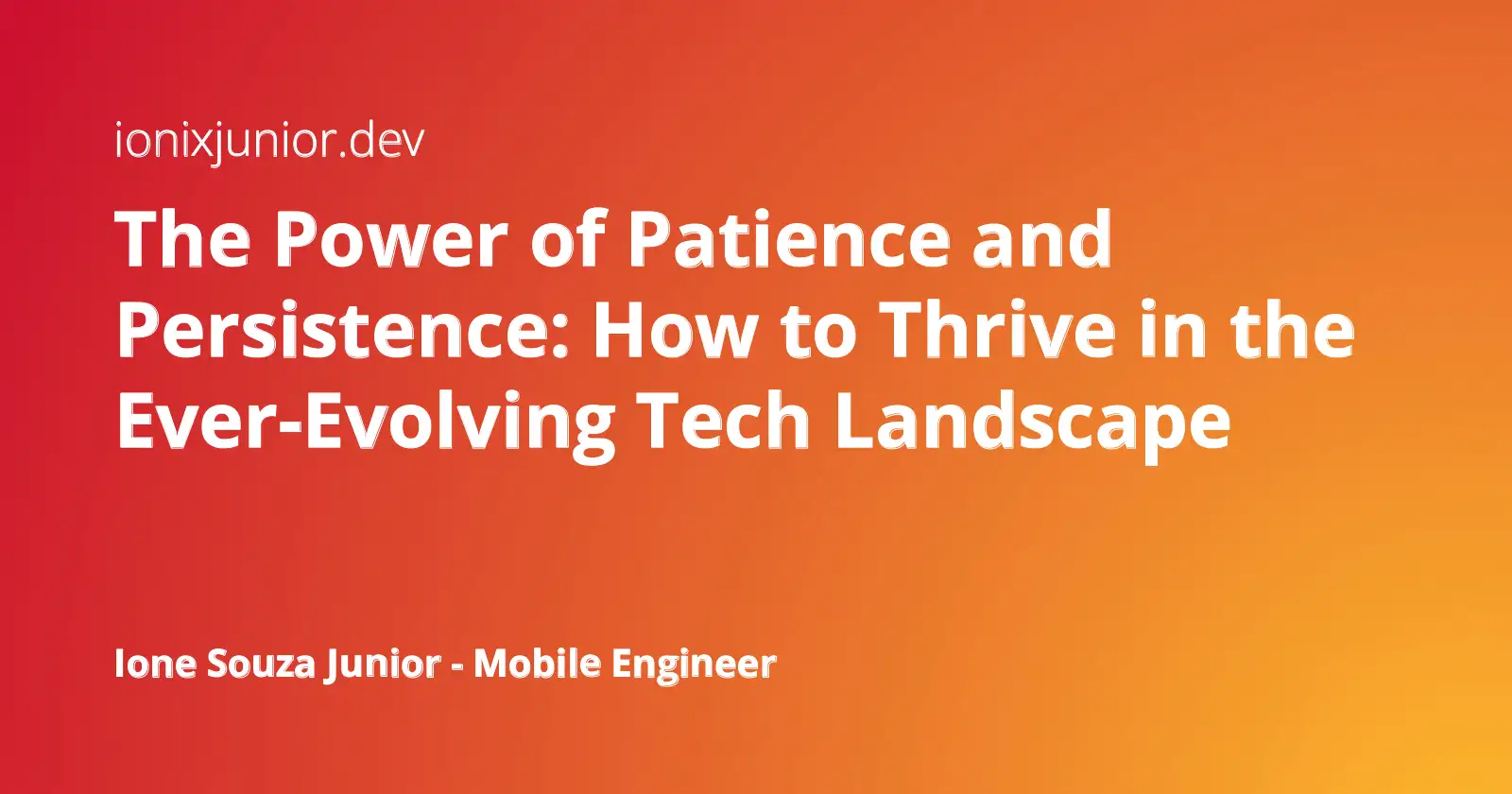 The Power of Patience and Persistence: How to Thrive in the Ever ...